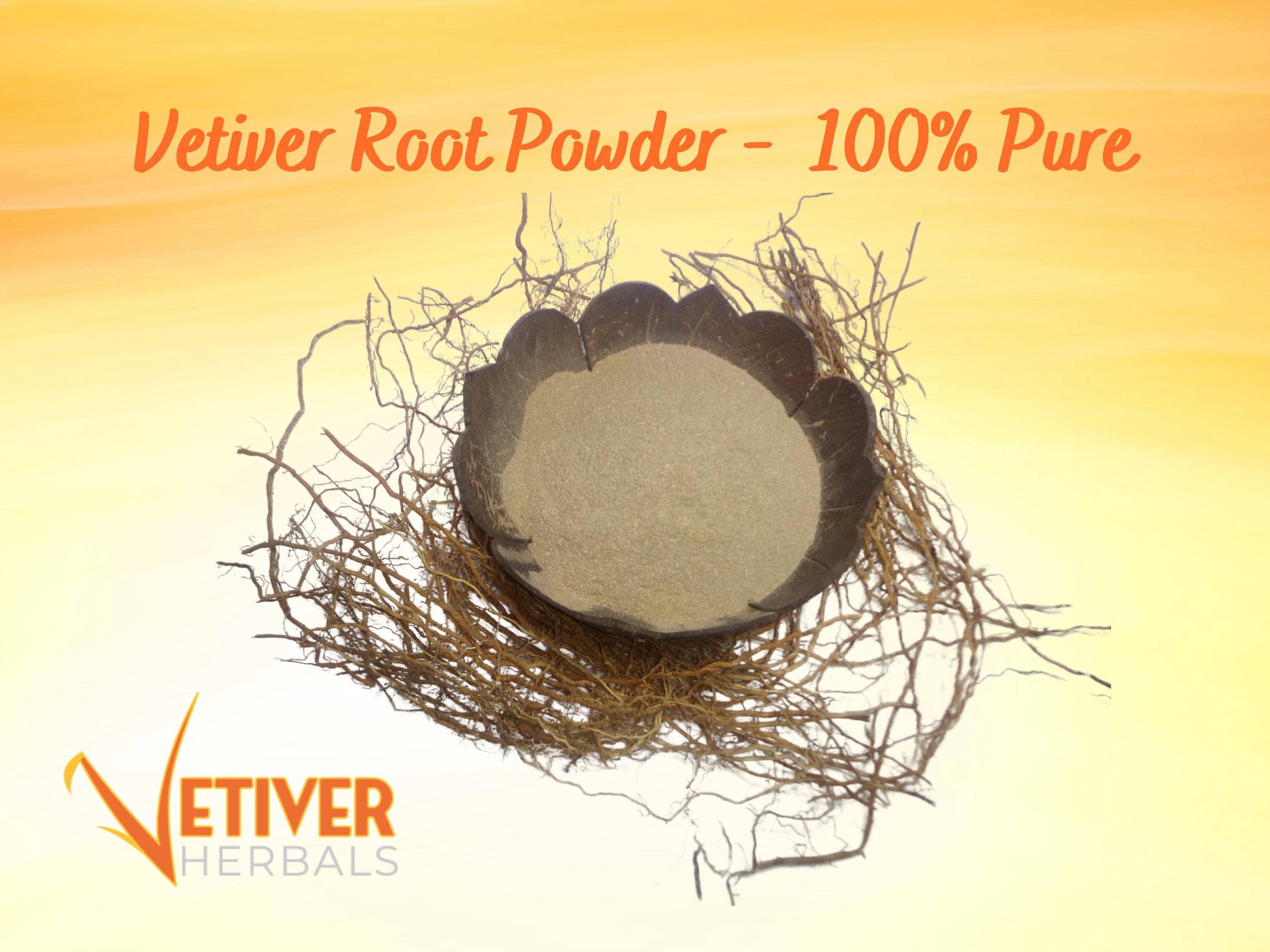 Vetiver Khus Root Powder 100% Pure Calming Soothing | Etsy