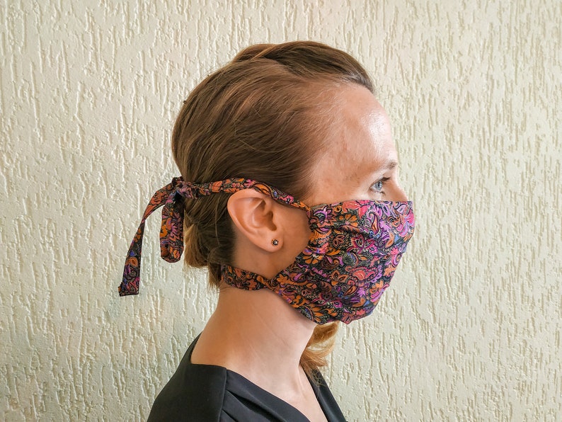Face Mask Pattern - PDF Sewing Pattern | DIY Simple Accordion Face Mask ...