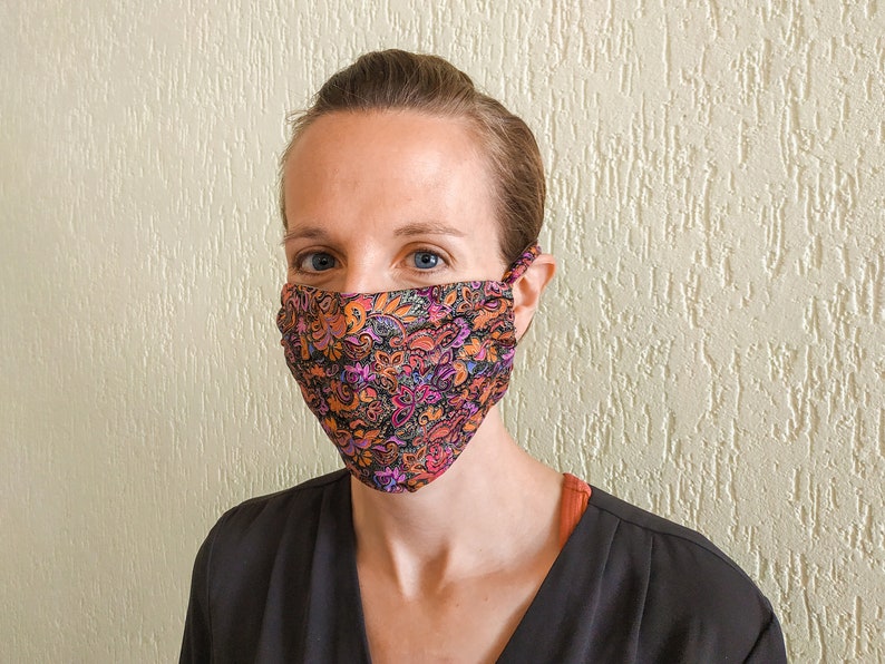Face Mask Pattern - PDF Sewing Pattern | DIY Simple Accordion Face Mask ...