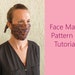 Face Mask Pattern - PDF Sewing Pattern | DIY Simple Accordion Face Mask ...