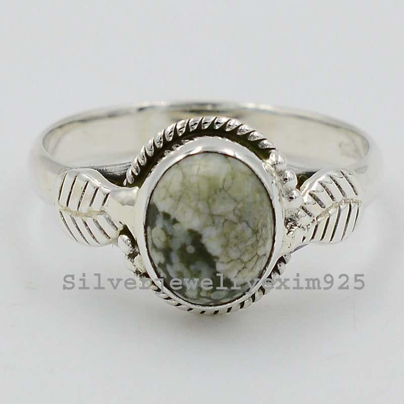 Jasper Ring - Etsy
