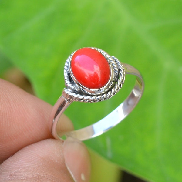 Coral Ring - Etsy