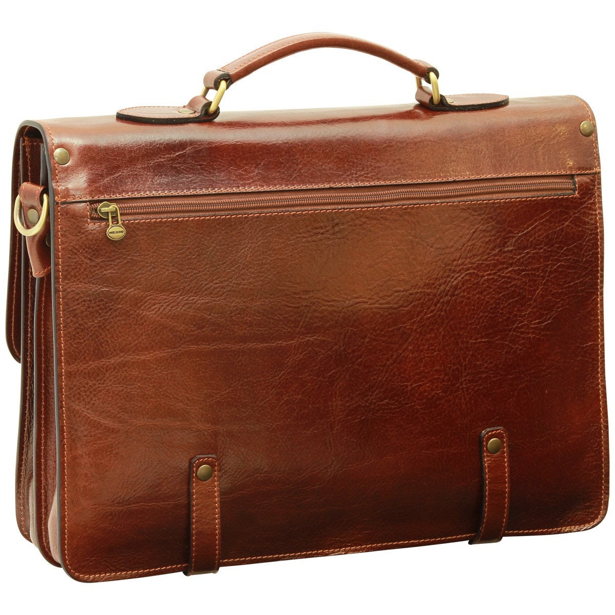Genuine Leather Briefcase TLB0053 Luxury Leather Bags - Etsy