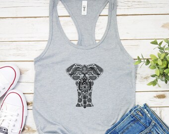 Elephant Tank Top - Etsy