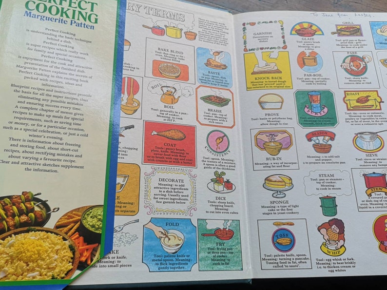 Perfect Cooking Marguerite Patten - 1976 Illustrated, Retro Coffee ...