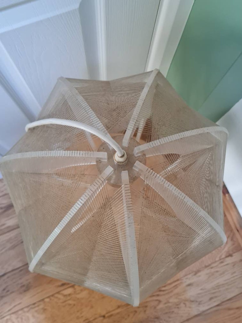 Stylish and Unusual 1960s Chrome Perspex and Nylon Thread - Etsy