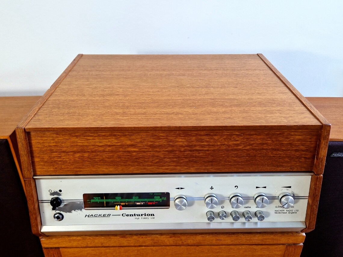 1970's Hacker Centurion Record Player Hifi Unit With Speakers GWO - Etsy