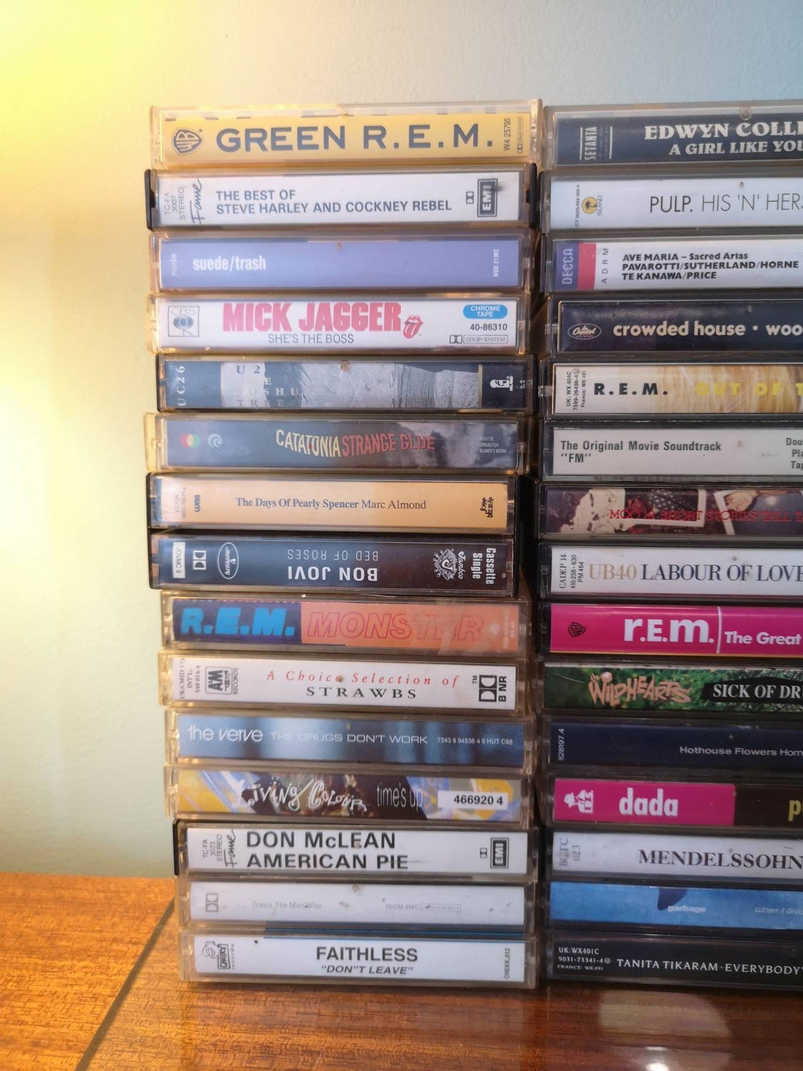 Vintage Cassette Tape Collection, 60 Original Prerecorded Tapes Many ...