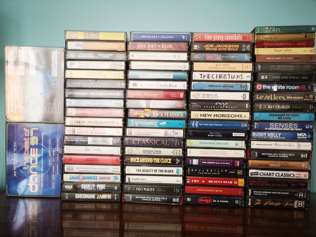 Vintage Cassette Tape Collection, 79 Original Prerecorded Tapes - Etsy