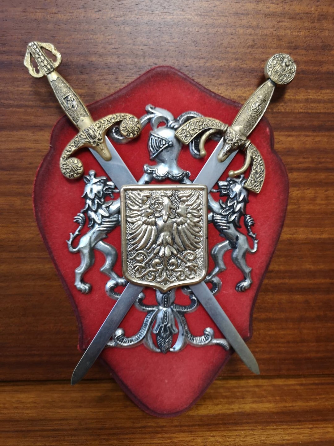 Vintage Coat of Arms Shield Wall Plaque 1960s Spanish Made 10 - Etsy