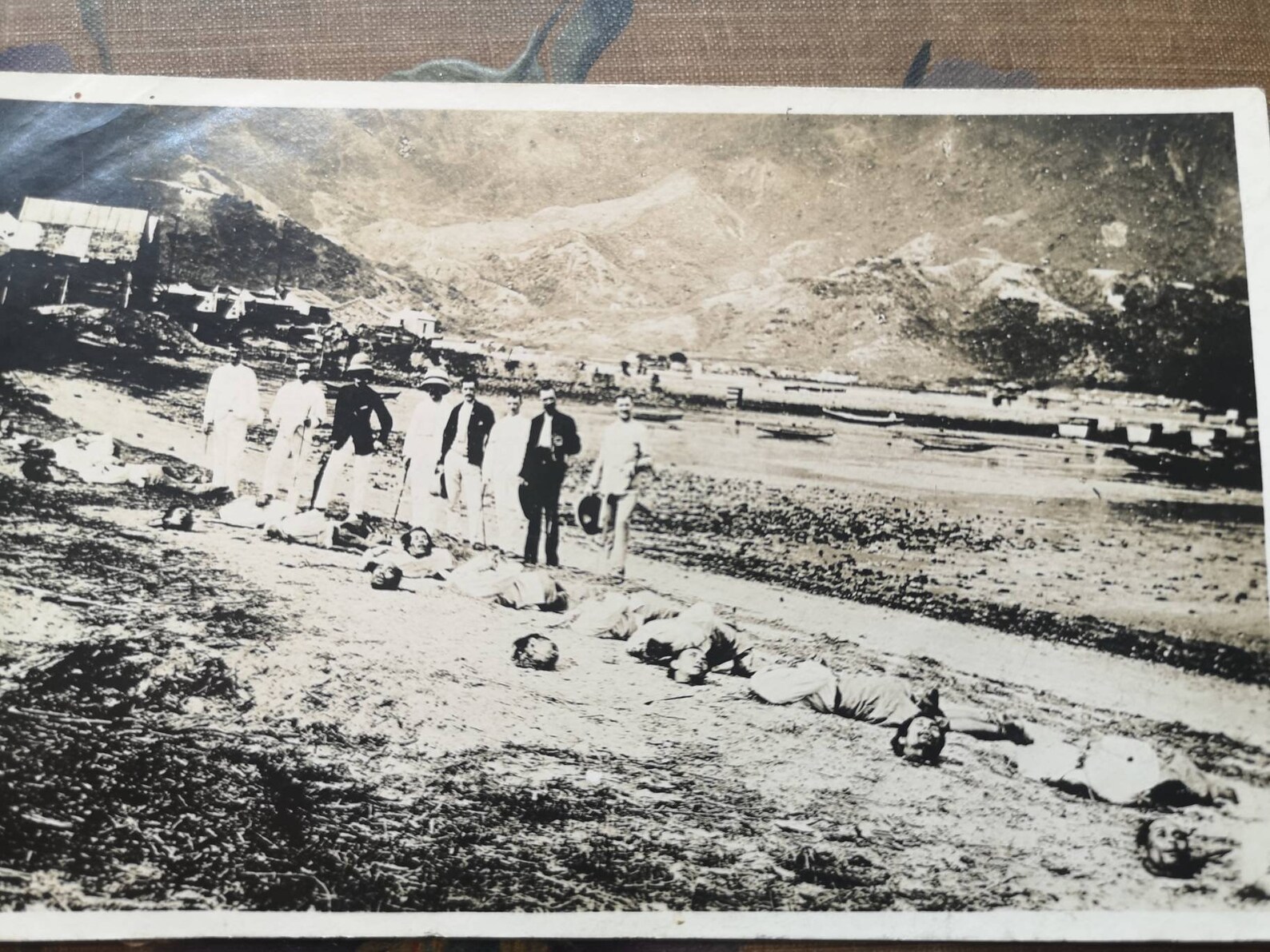 Execution of Pirates at Kowloon Hong Kong Early 1900s, Sepia Original ...