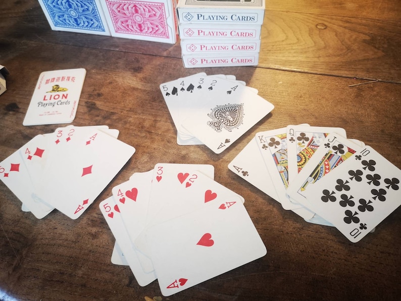 Retro 1970s Playing Cards in Used Condition Made in Shanghai, China ...