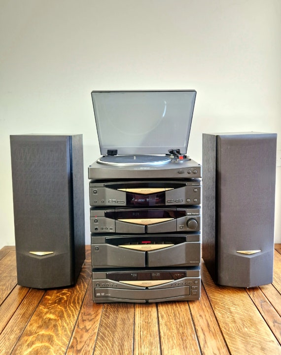 Home Stereo System With Turntable And Cd Player