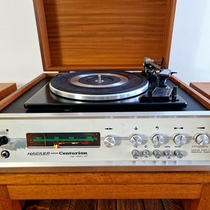 1970's Hacker Centurion Record Player Hifi Unit With Speakers GWO - Etsy
