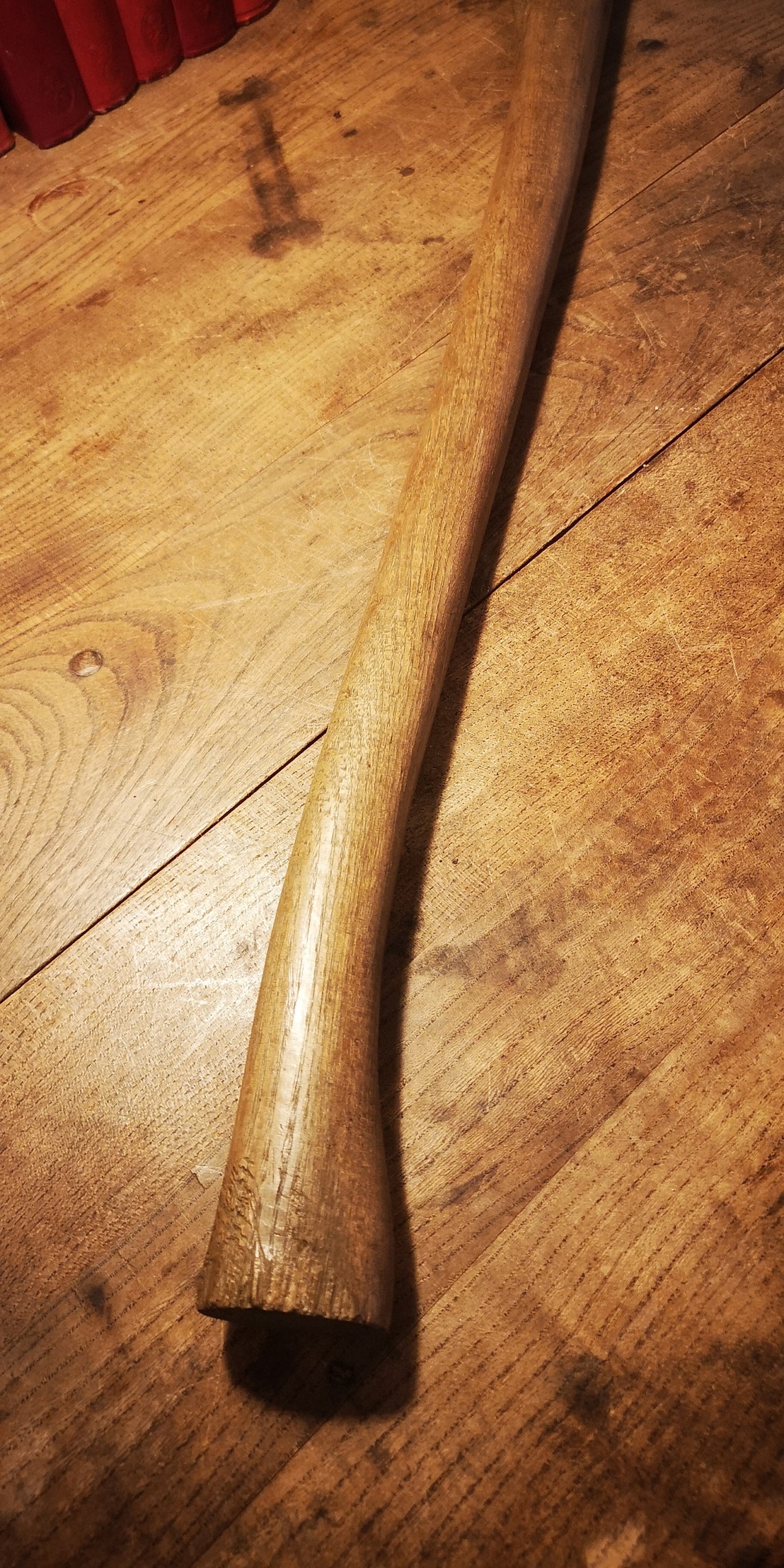Antique C.1900 Long 92cm Felling Axe Side Axe, Hand Forged Collectible ...