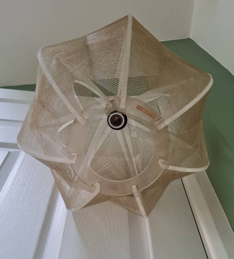 Stylish and Unusual 1960s Chrome Perspex and Nylon Thread - Etsy