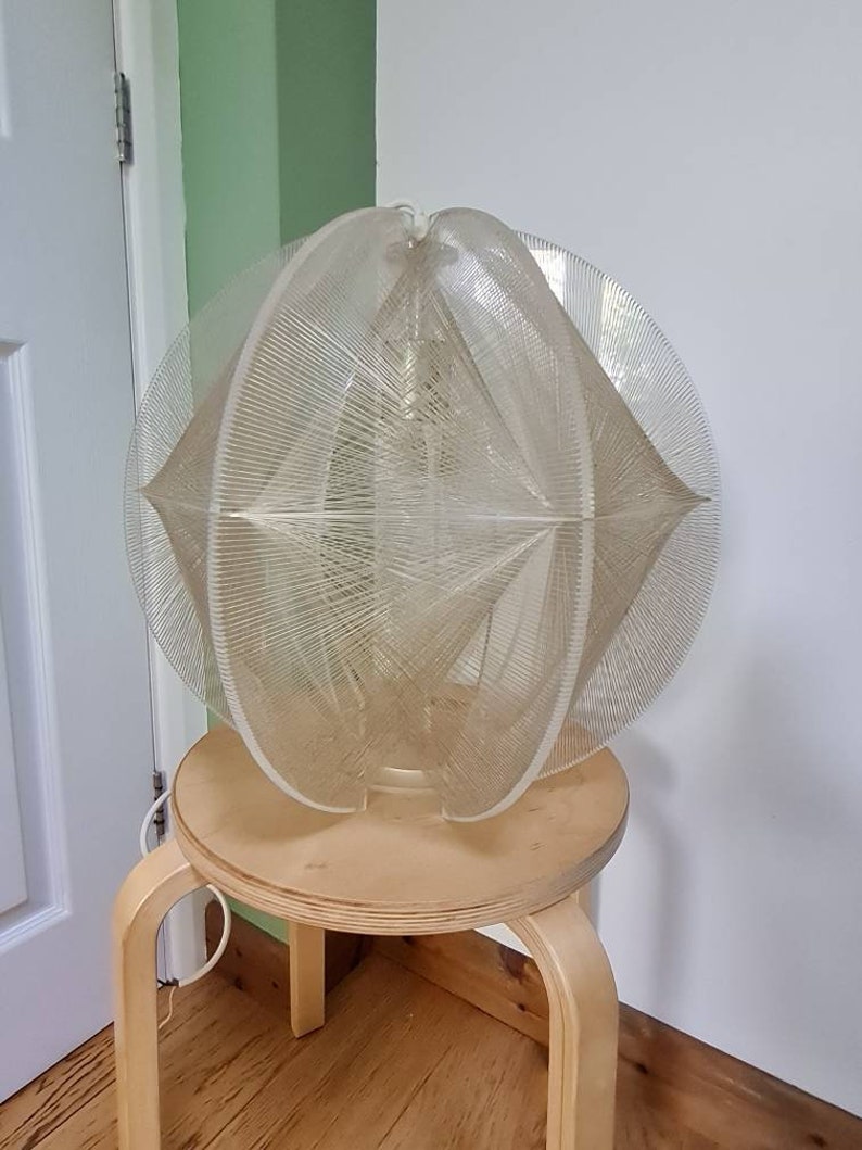 Stylish and Unusual 1960s Chrome Perspex and Nylon Thread - Etsy