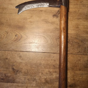 Antique Farm Tool Hand Scythe/axe Primitive Hand Forged Collectible ...