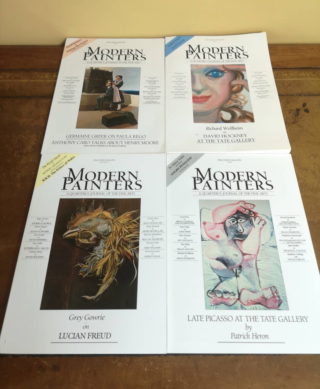 Modern Painters - Quarterly Art Magazine - New Unused Vintage 1980s ...