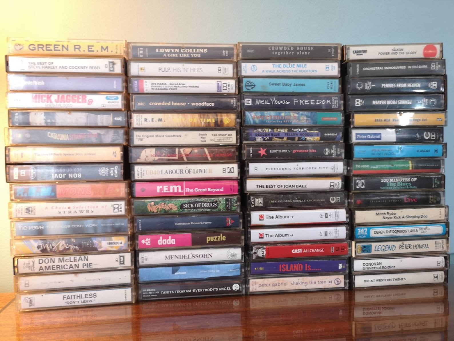 Vintage Cassette Tape Collection, 60 Original Prerecorded Tapes Many ...