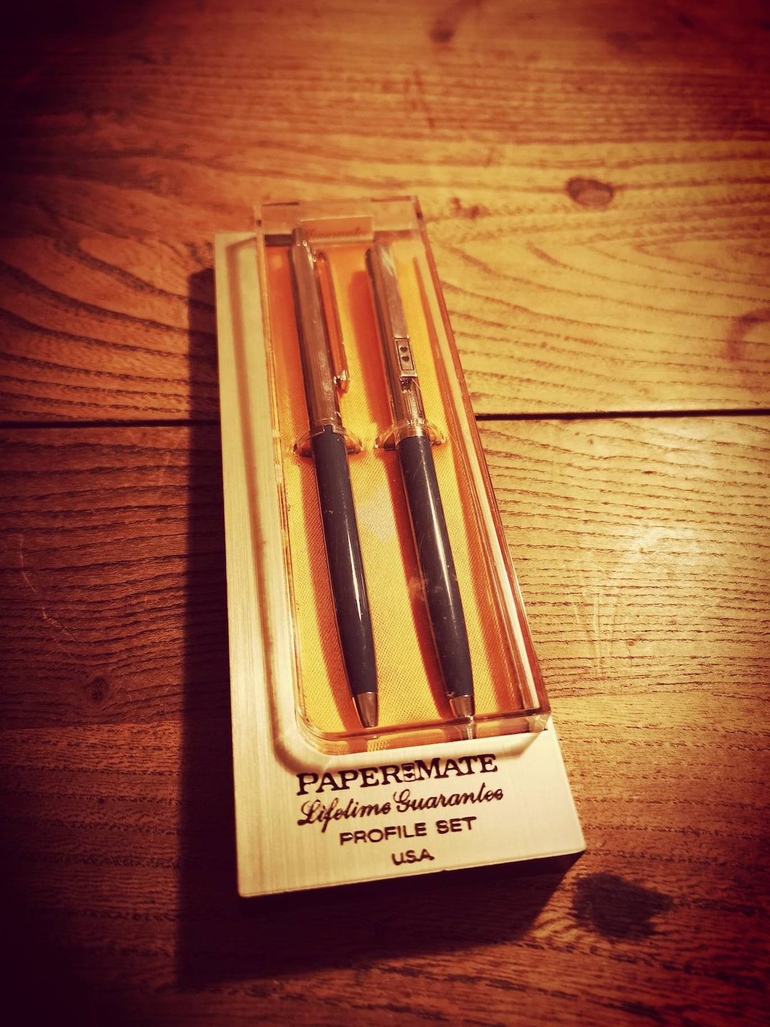 Genuine Time Warp Vintage Paper Mate Pen Set - Paper Mate Profile USA ...