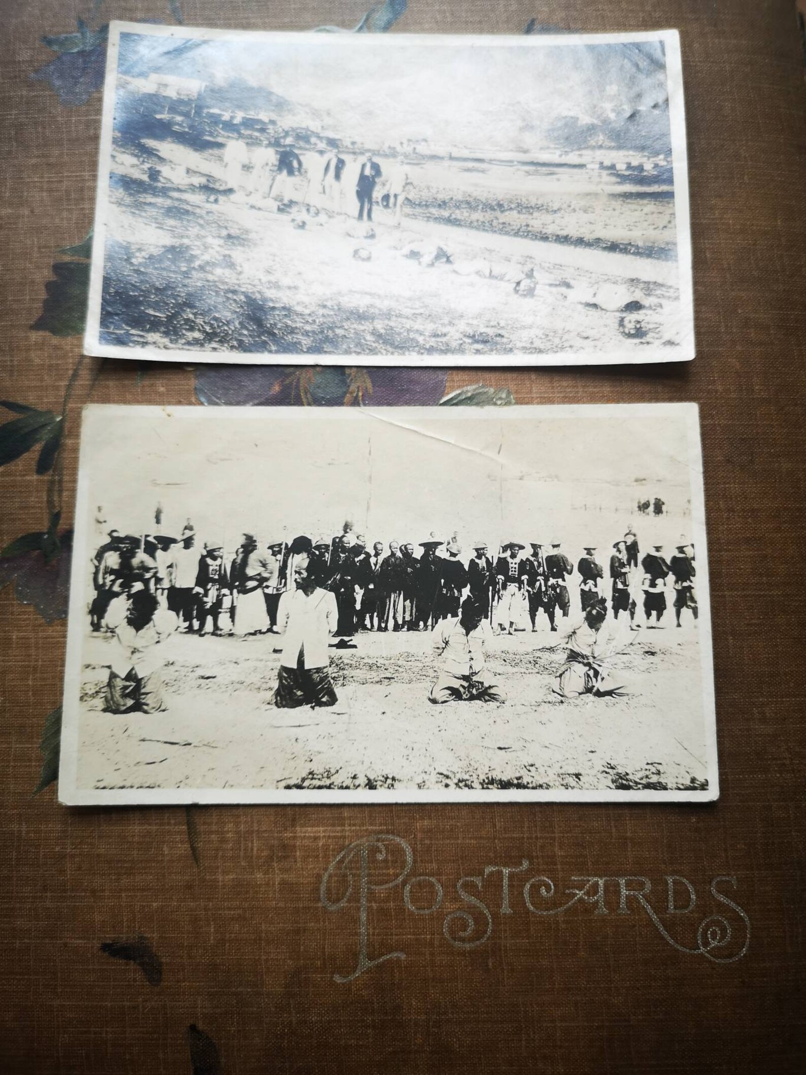 Execution of Pirates at Kowloon Hong Kong Early 1900s, Sepia Original ...