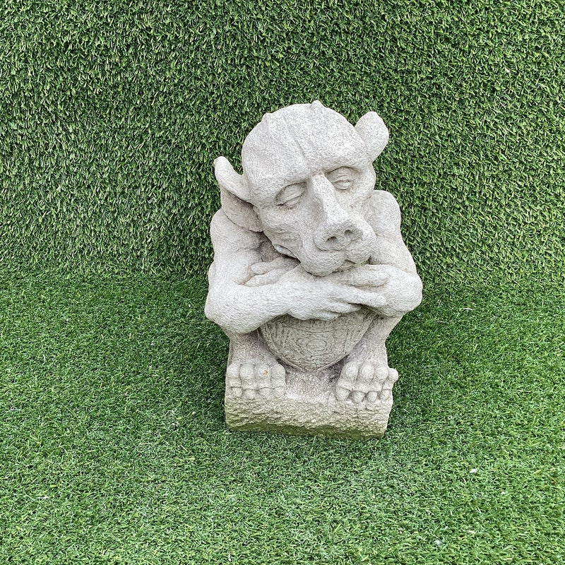 Concrete Gargoyle Statues - Etsy