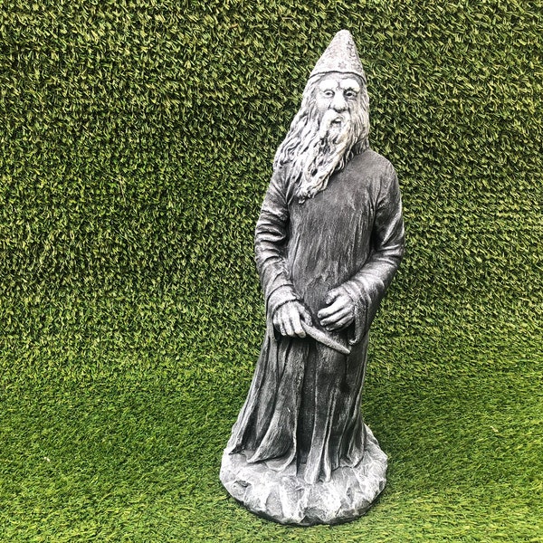 Wizard Garden Statue - Etsy