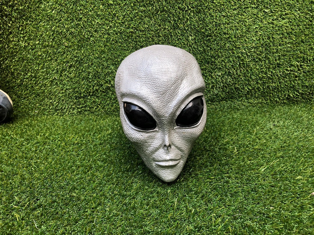 Dipped Latex Mould to Make Alien Head Ornament Suitable for Concrete or ...