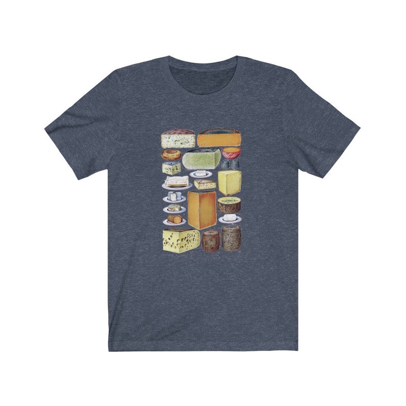 Vintage Cheese Chart Unisex Cheese Lover Short Sleeve Tee - Etsy