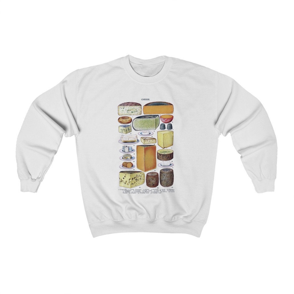 Cheese Chart Sweater Unisex Heavy Blend Crewneck Sweatshirt - Etsy