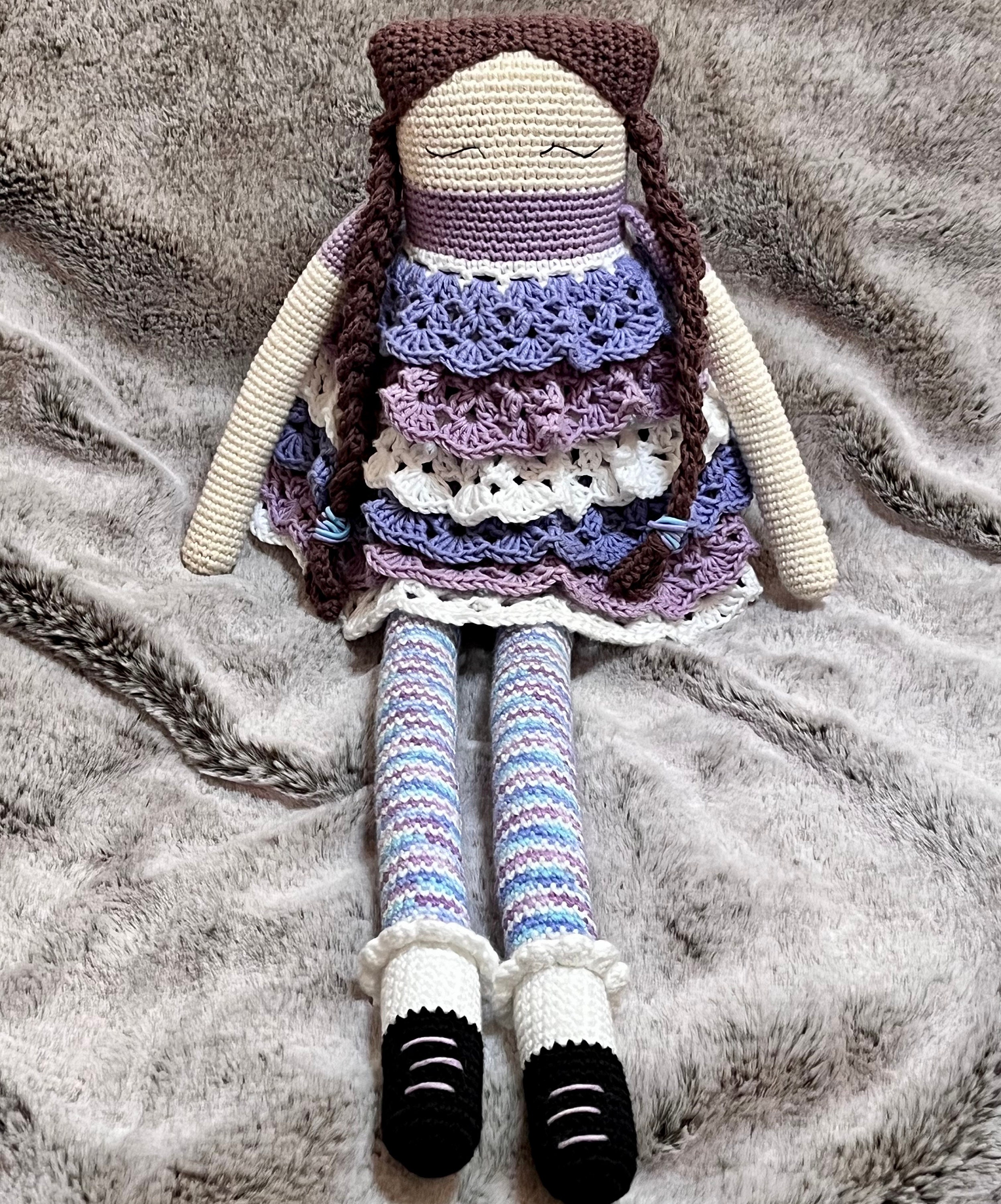 Ella Rag Doll Crochet Pattern - Etsy