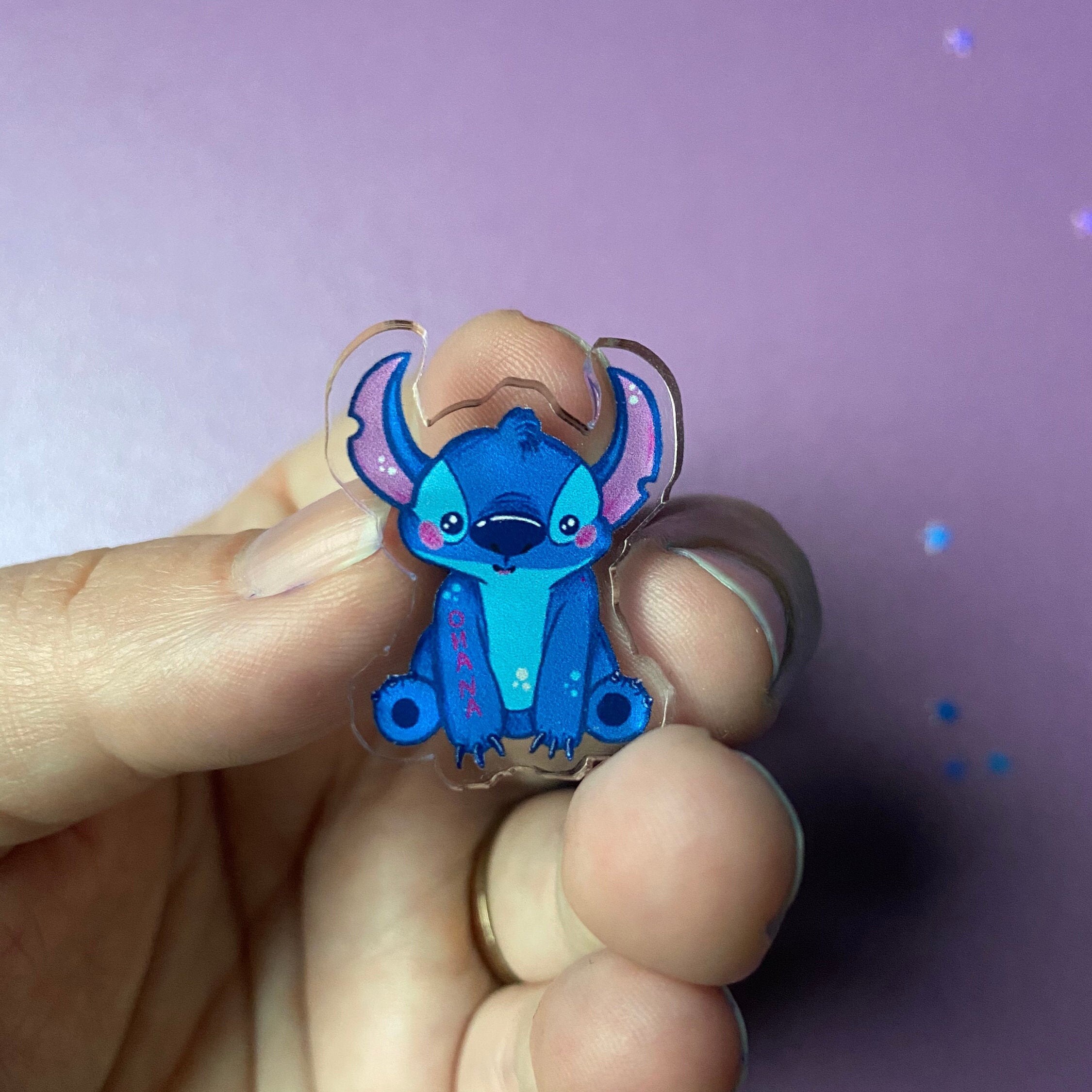 Pin Alien Clear Acrylic Eco Friendly Pin Badge Ohana - Etsy