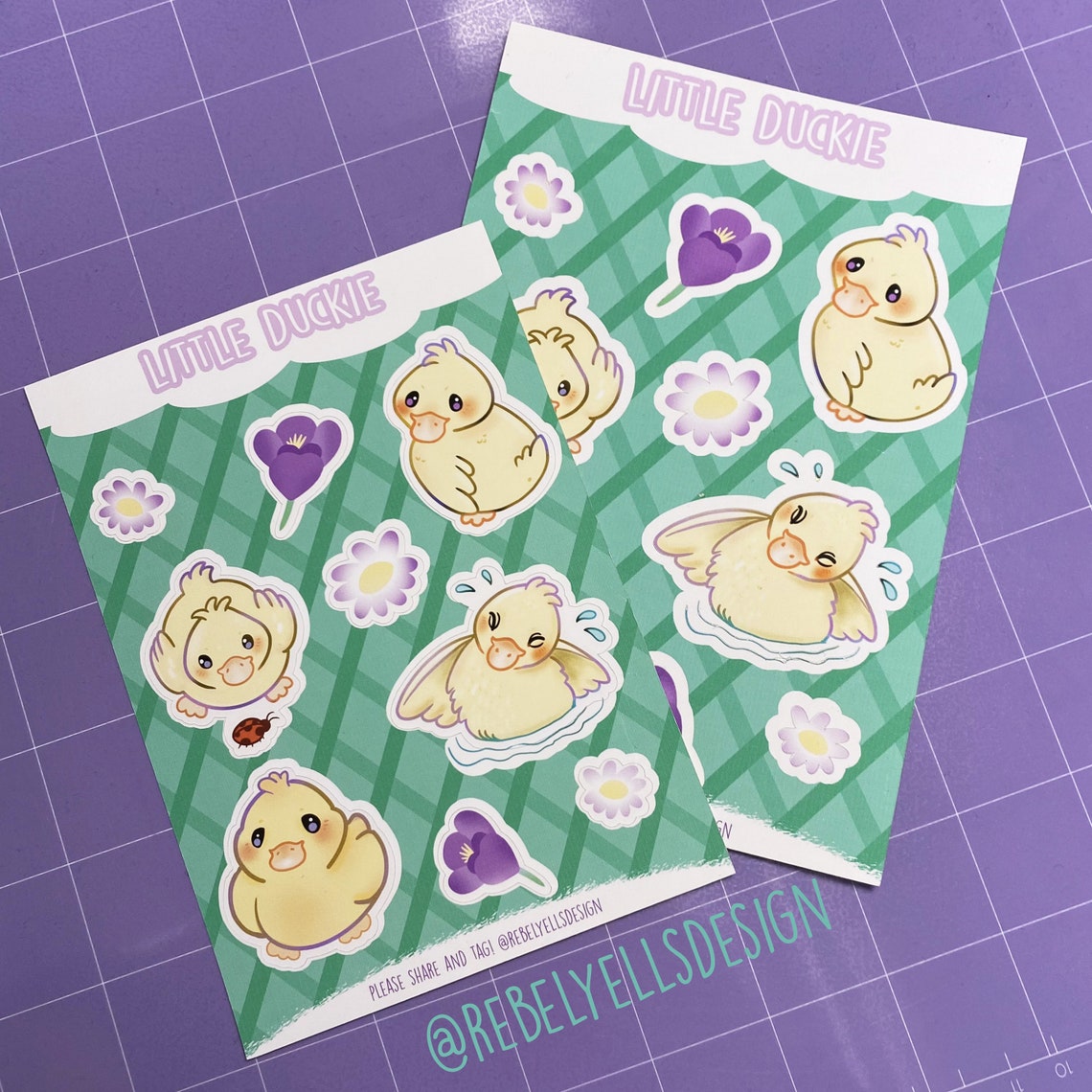 Kawaii Baby Ducklings Sticker Sheet Planner Stickers Duck | Etsy