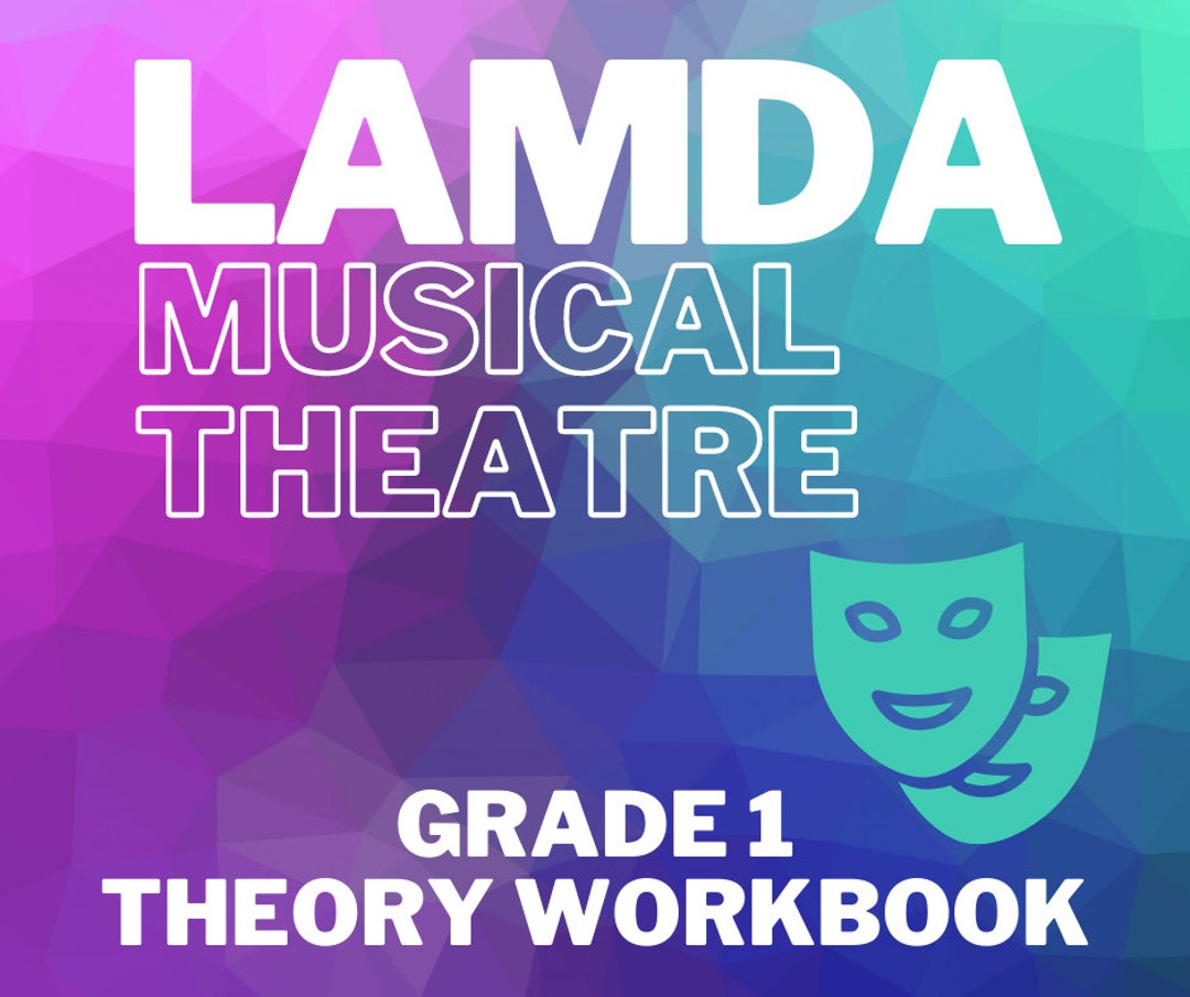 LAMDA EXAM Theory Workbook Musical Theatre Grade 1 Level 1 - Etsy