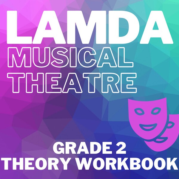 Musical Theatre Workbook - Etsy