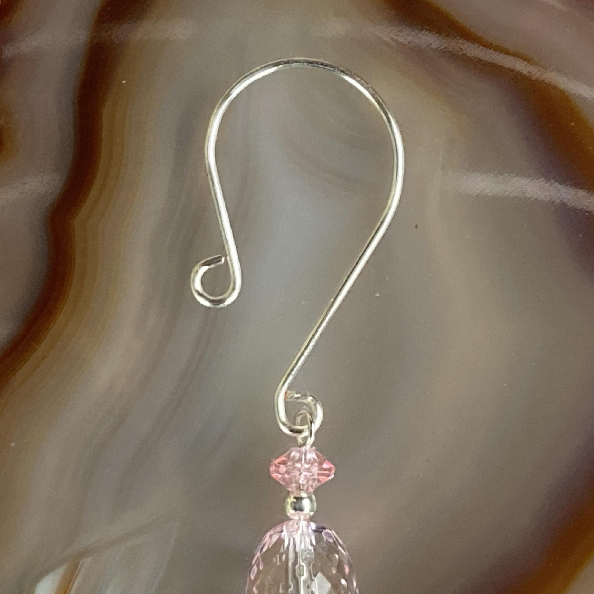 Miniature Christmas Ornament Set, Pink Raspberry Ornament, Glass ...