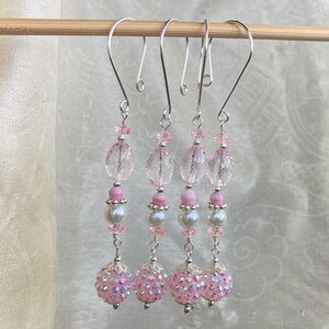 Miniature Christmas Ornament Set, Pink Raspberry Ornament, Glass ...