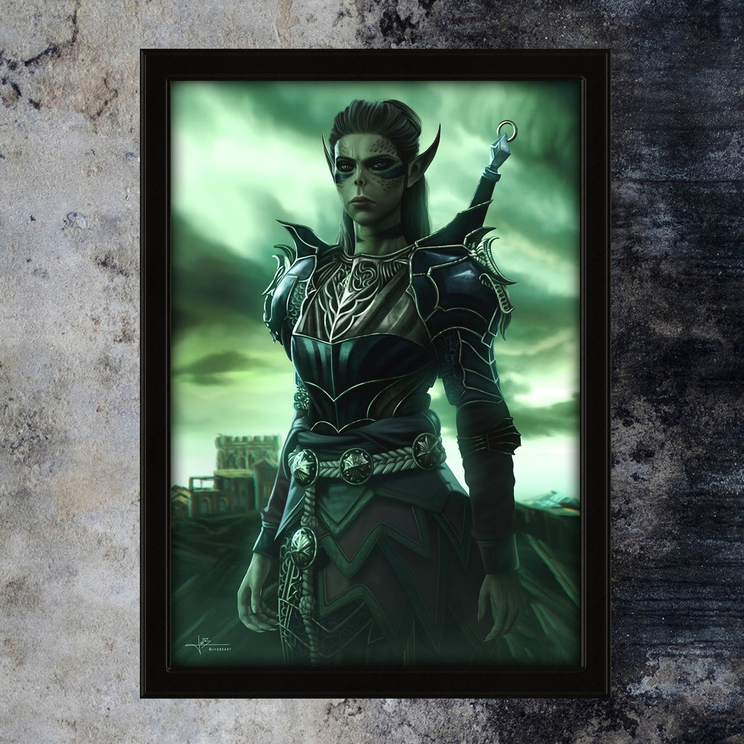 LAE'ZEL A4 13x18cm Drawing Baldur's Gate 3 Digital Art Print Fanart ...