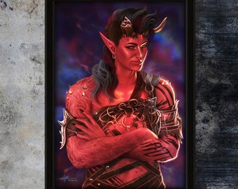 Karlach Baldurs Gate 3 ART PRINT - Etsy