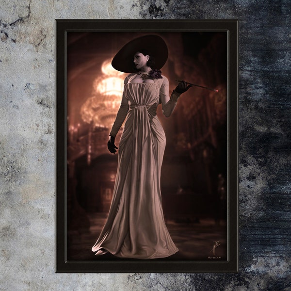 Lady Dimitrescu Artwork - Etsy