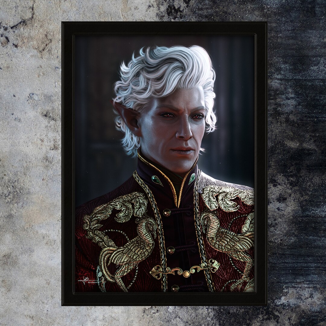 ASTARION | A3 | Drawing | Baldur's Gate 3 | Digital Art Print | Fanart ...