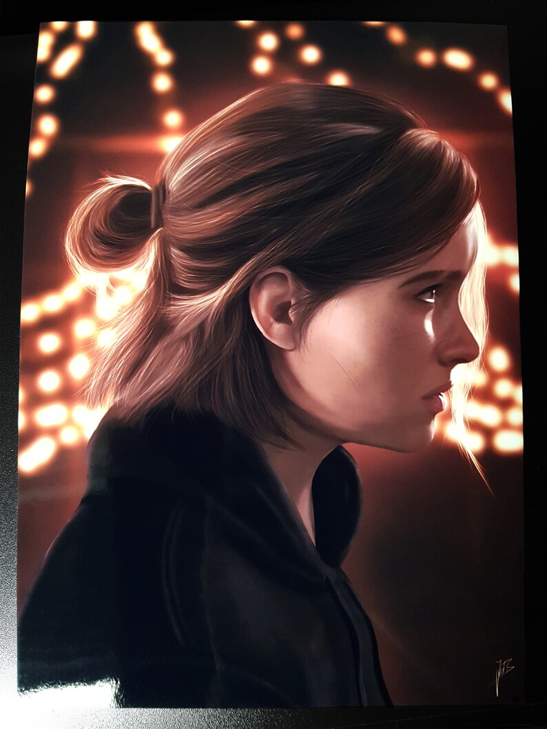 ELLIE WILLIAMS A3 Drawing the Last of Us Part II - Etsy