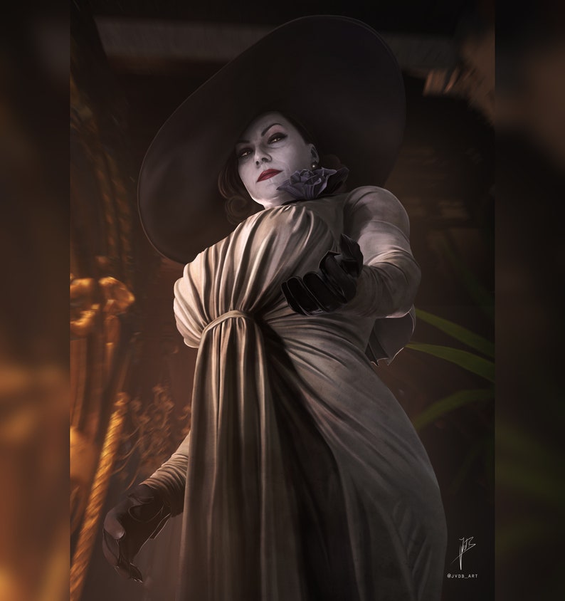 LADY DIMITRESCU A4 13x18cm Drawing Digital Art Print - Etsy