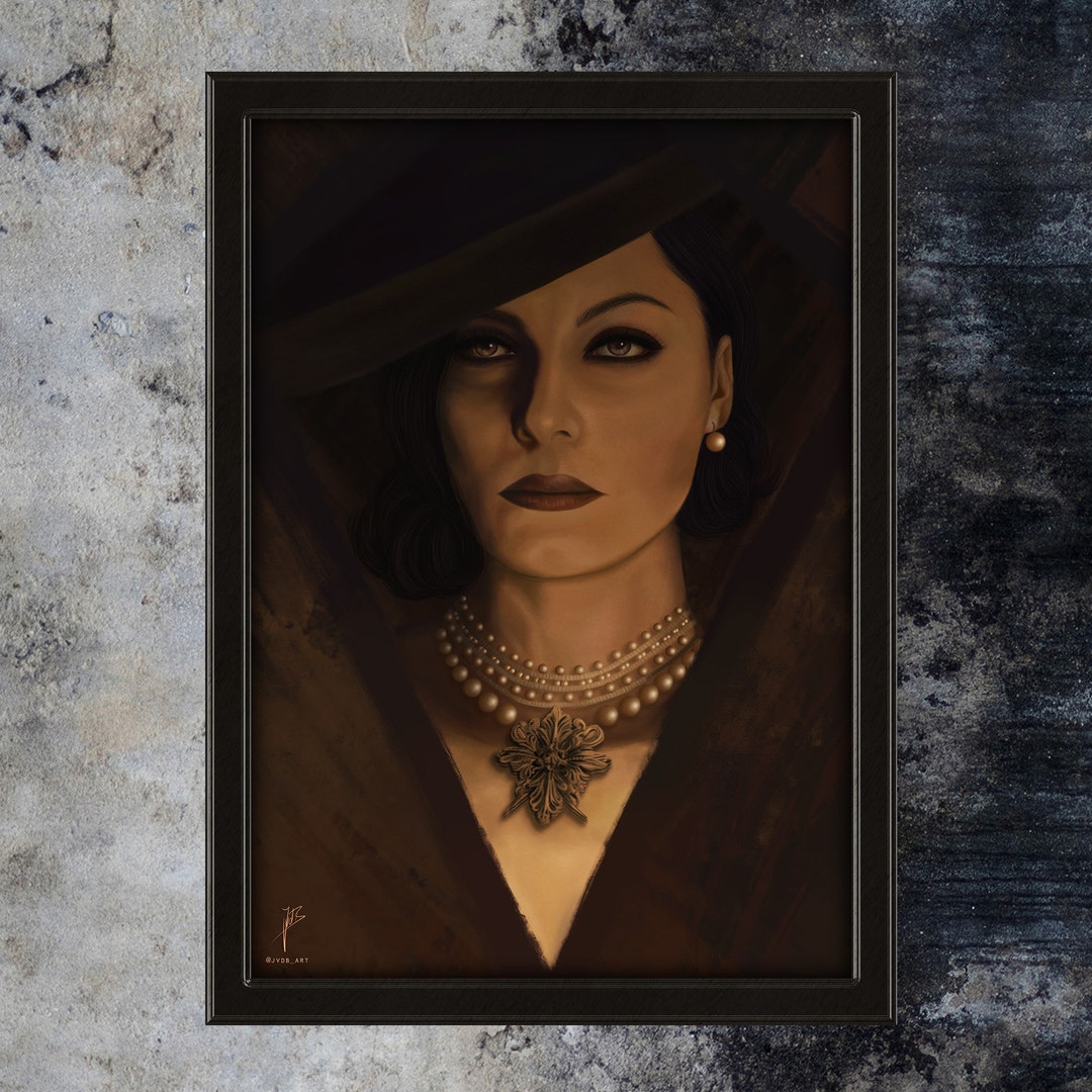 LADY DIMITRESCU | A4 | 13x18cm | Drawing | Resident Evil 8 Village ...
