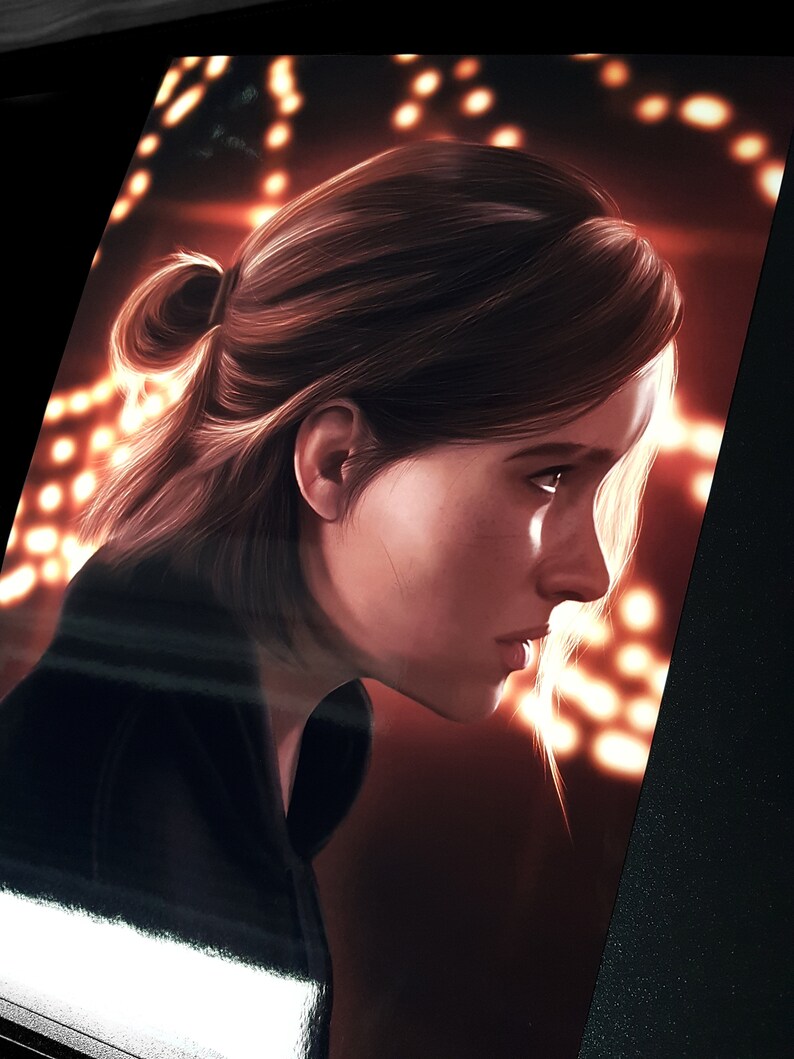 ELLIE WILLIAMS A3 Drawing the Last of Us Part II - Etsy