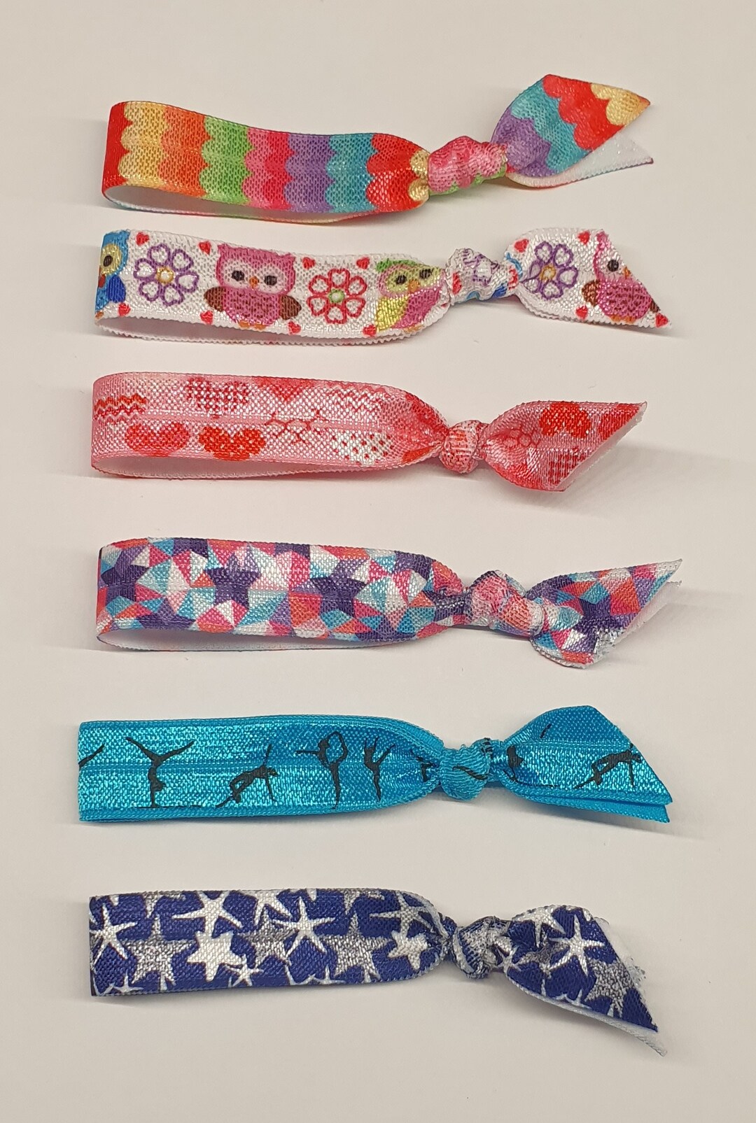 Elastic Ribbon Hair Ties - Etsy