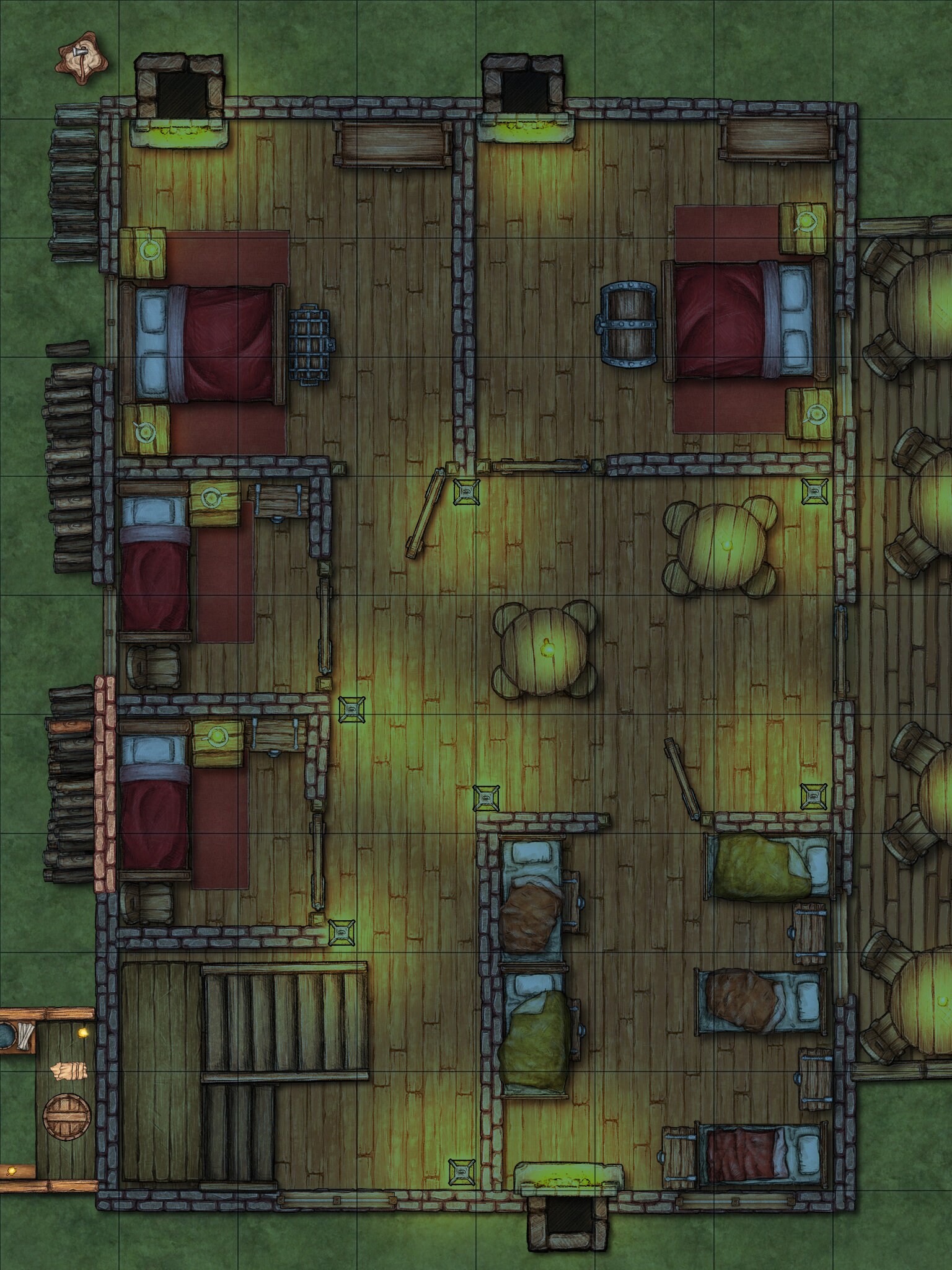 Digital Map Set Tavern - Etsy