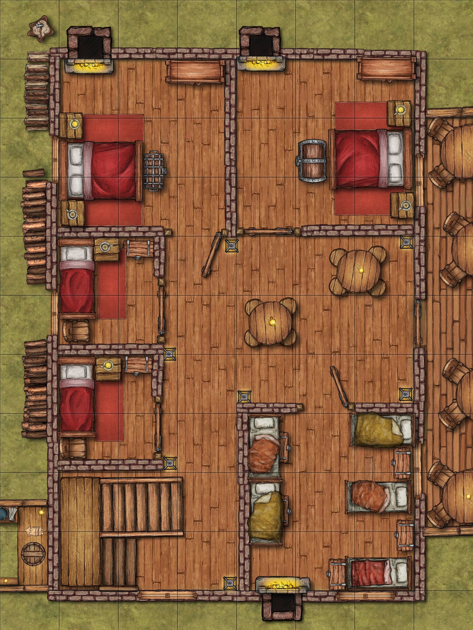 Digital Map Set Tavern - Etsy