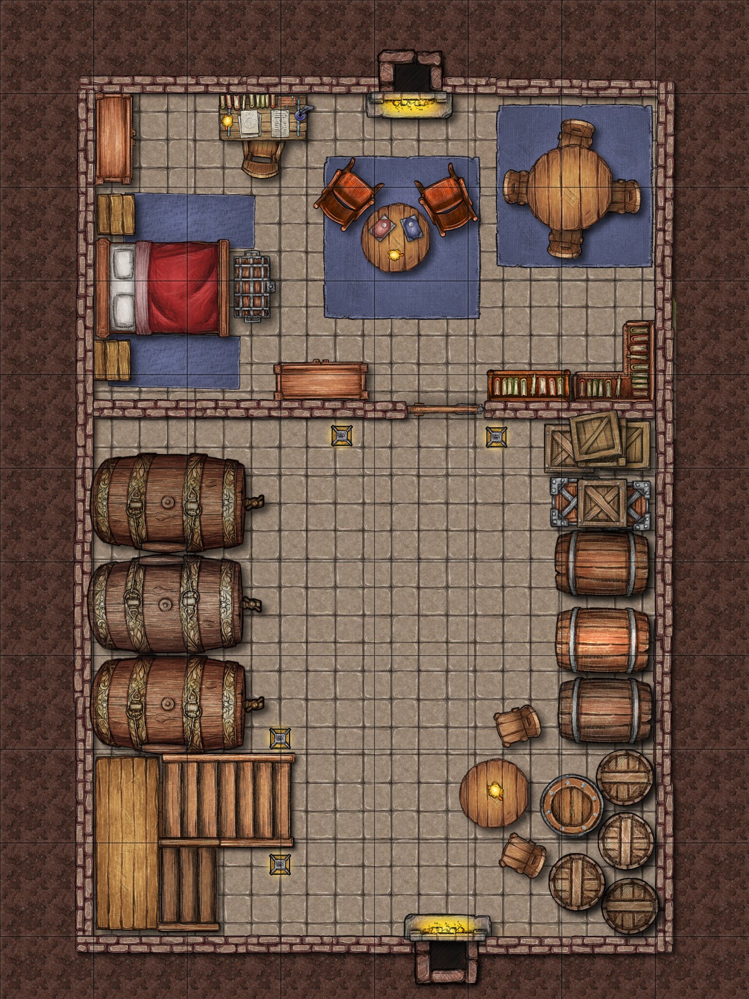 Digital Map Set Tavern - Etsy